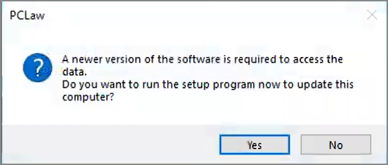 Install or upgrade PCLaw on workstations