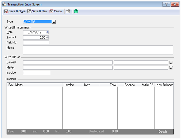 Transactions Overview