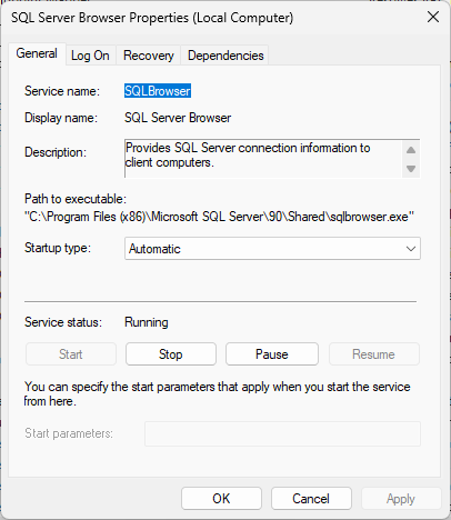 Troubleshoot Time Matters connection to SQL Server