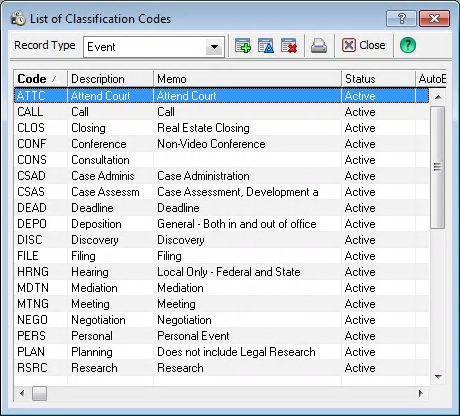 Add Classification Codes Using the Classification Code Form